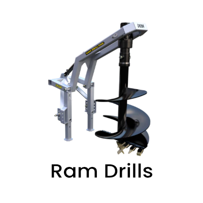 Tractor-Ram Drill