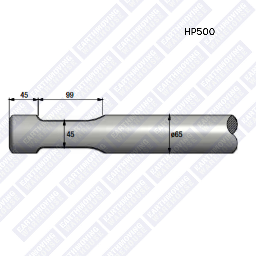 Chisel to Suit INDECO HP500 Rock Breaker