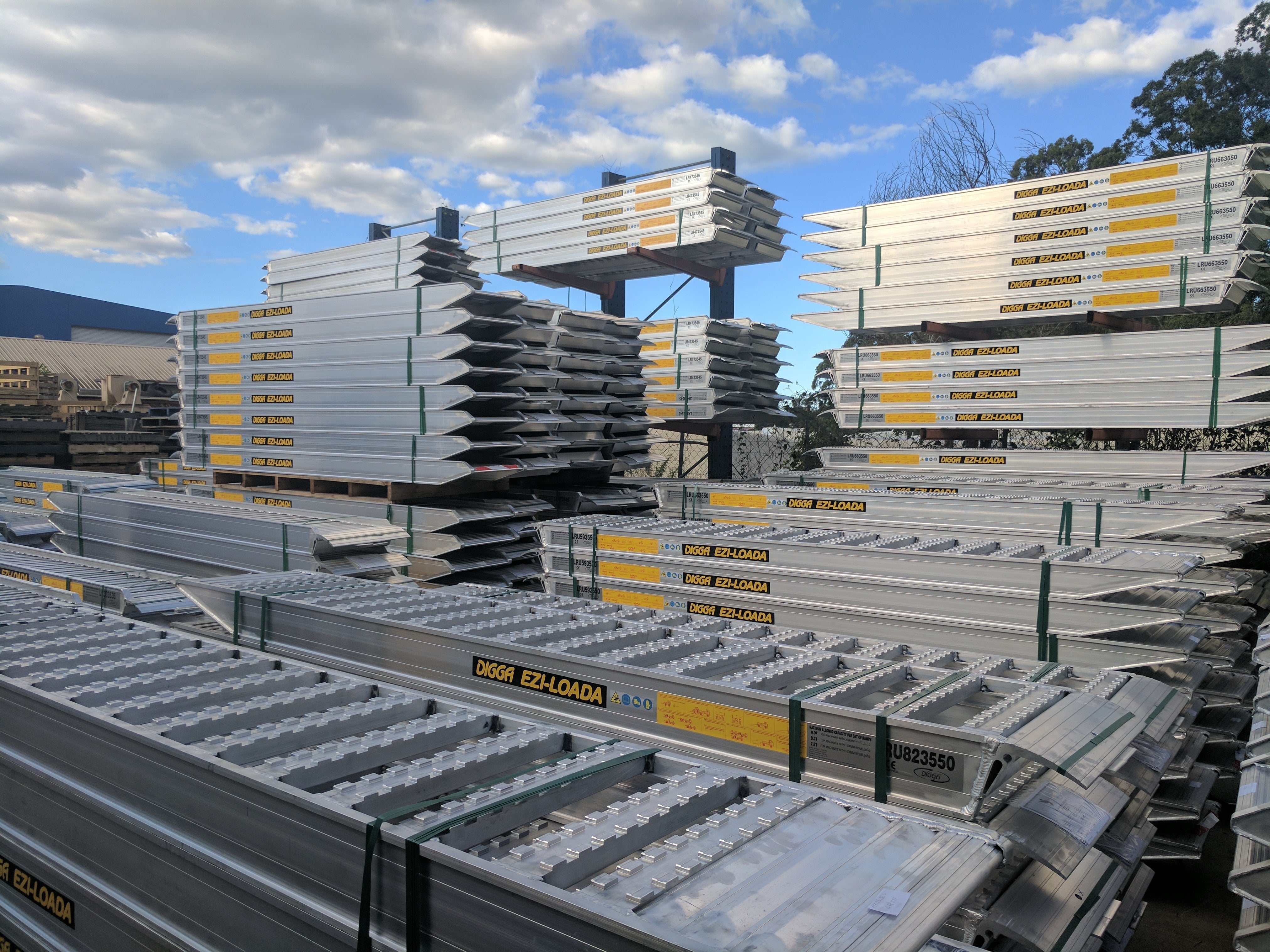 Aluminium Loading Ramps - Excavators, Skid Steers and Track Loaders