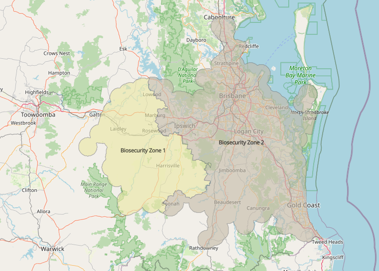 Changes to the Fire Ant Biosecurity Zones – April 2024
