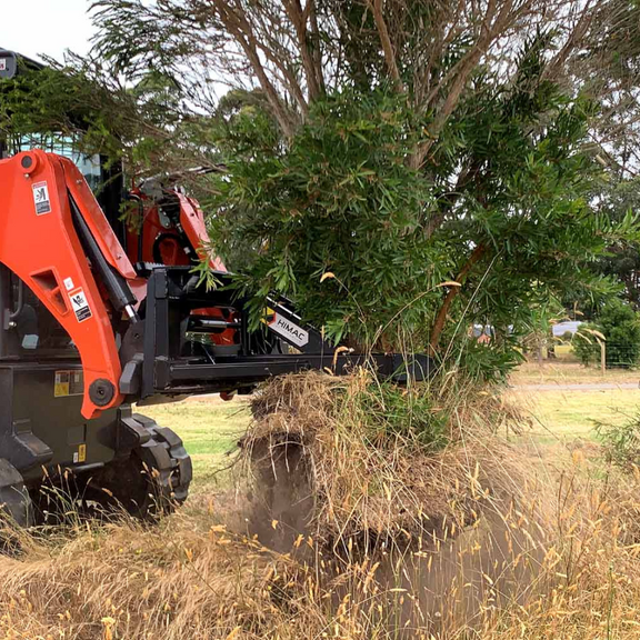 Himac Tree / Vine Puller for Skid Steer – Earthmoving Warehouse