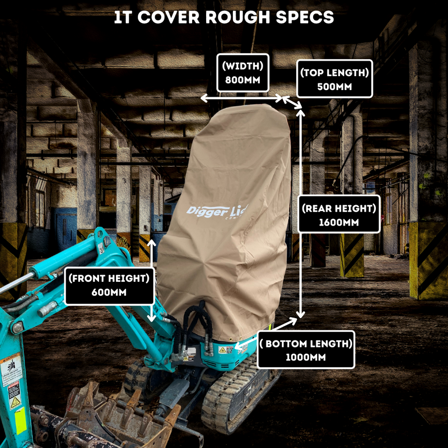 Digger Lid Micro Excavator Cover – Earthmoving Warehouse