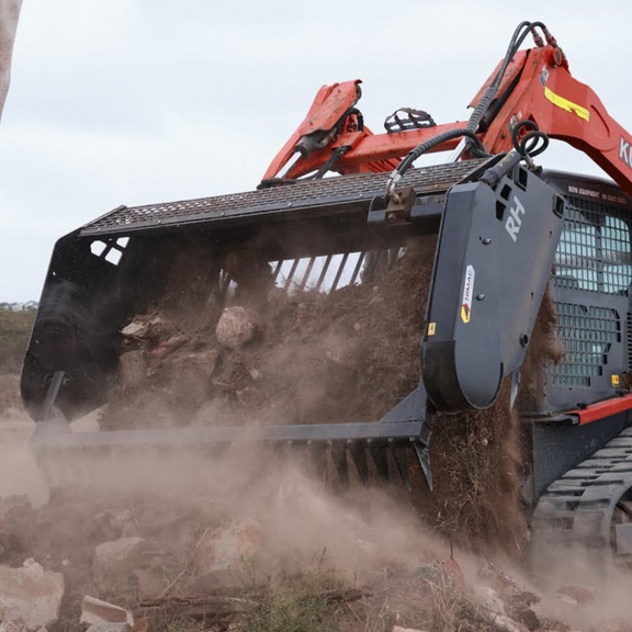 Himac Rock Picker for Skid Steer