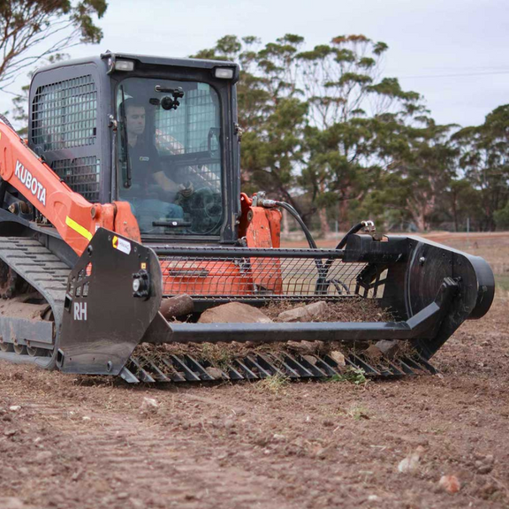 Himac Rock Picker for Skid Steer