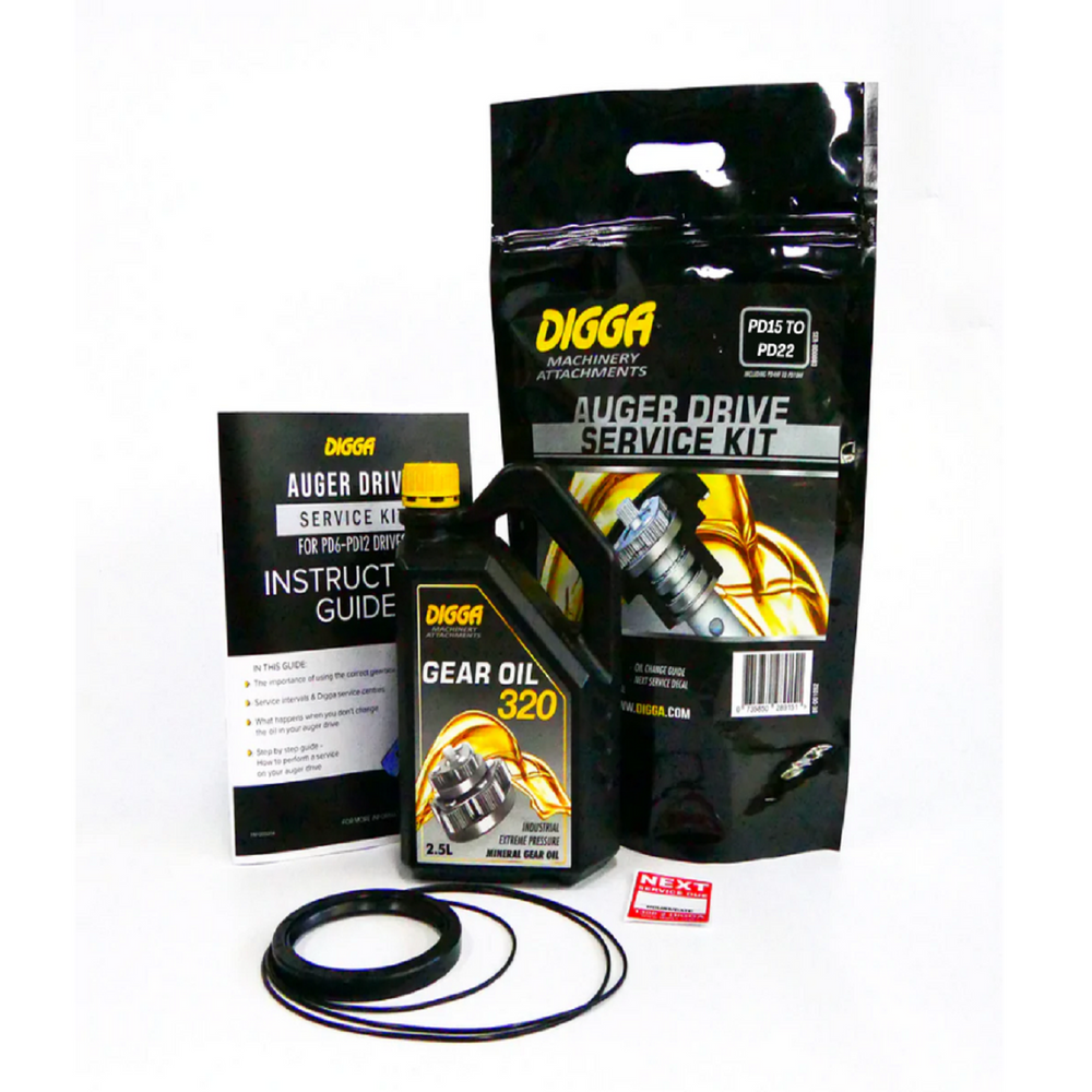 Digga Auger Drive DIY Service Kit - PD15 to PD20