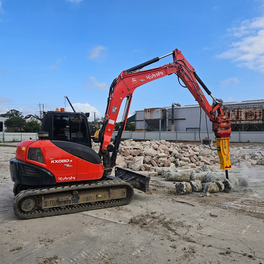 EarthQuake RB70S Hydraulic Rock Breaker (6.0-9.0 Tonne Excavators)