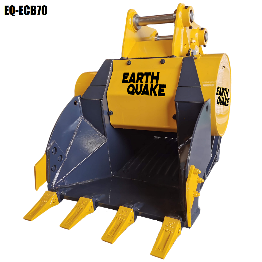 EarthQuake Crusher Buckets for Excavators
