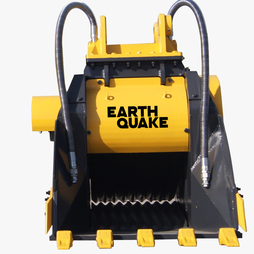 EarthQuake Crusher Buckets for Excavators