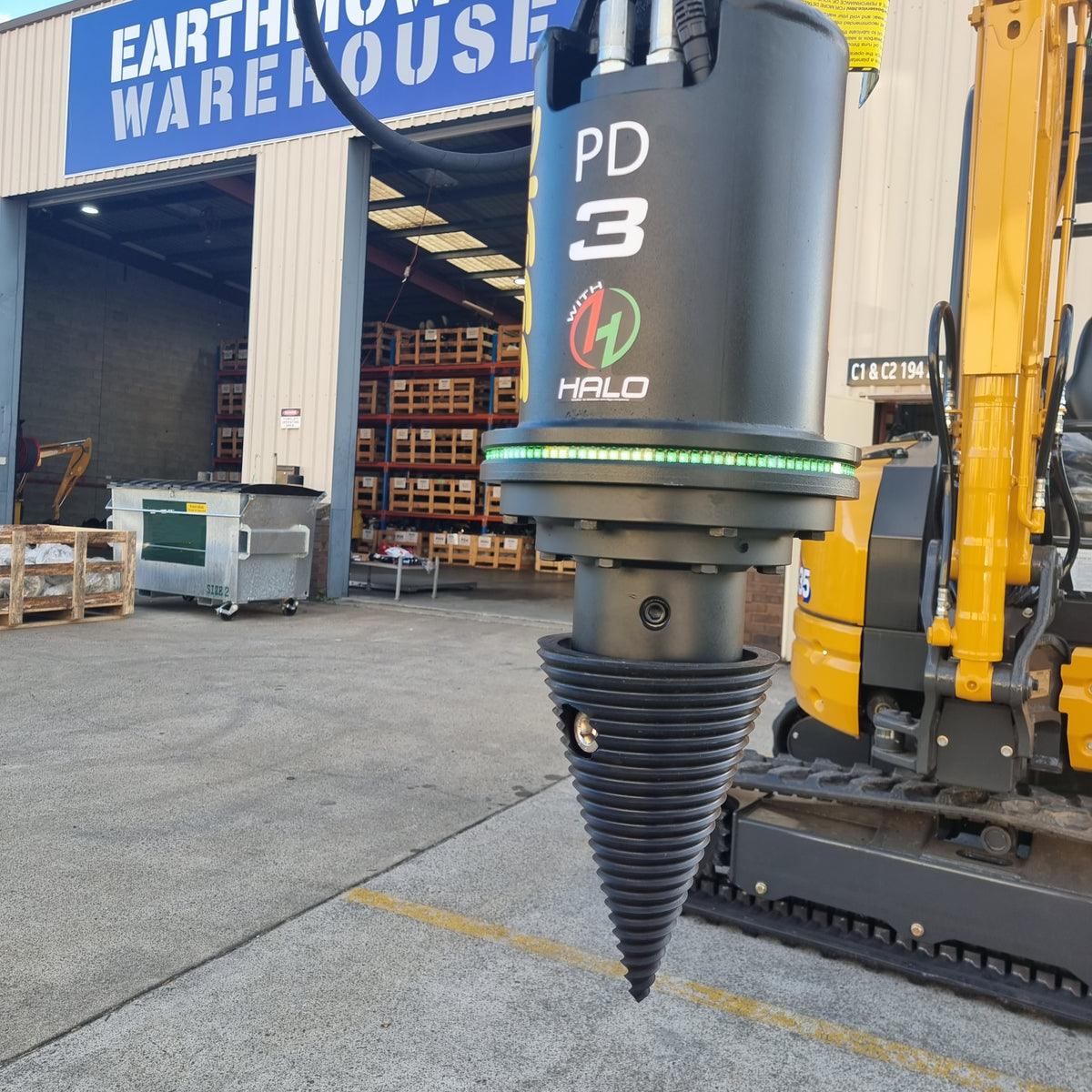 Earthquake Log Splitter for Auger Drives – Earthmoving Warehouse
