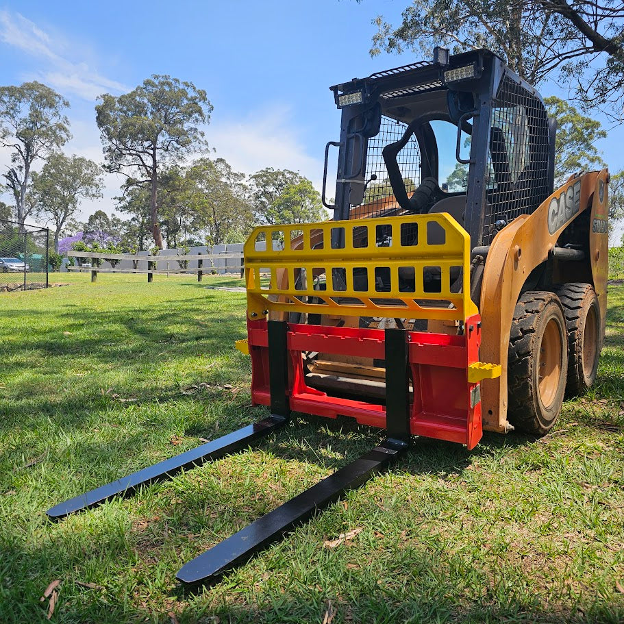 Earthquake Pallet Forks for Skid Steer Loaders - 1500kg rated