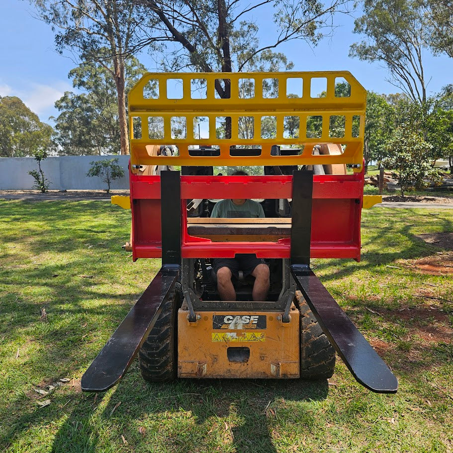 Earthquake Pallet Forks for Skid Steer Loaders - 1500kg rated