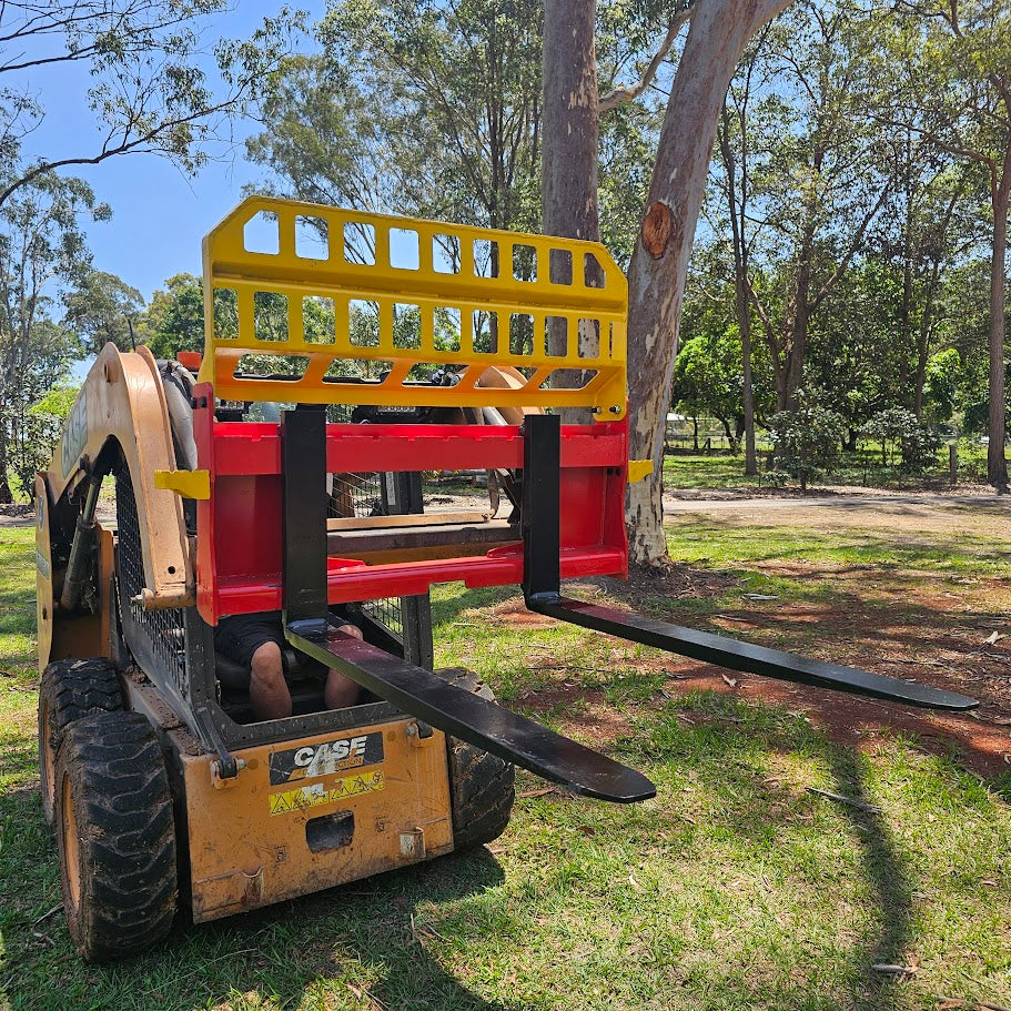 Earthquake Pallet Forks for Skid Steer Loaders - 1500kg rated