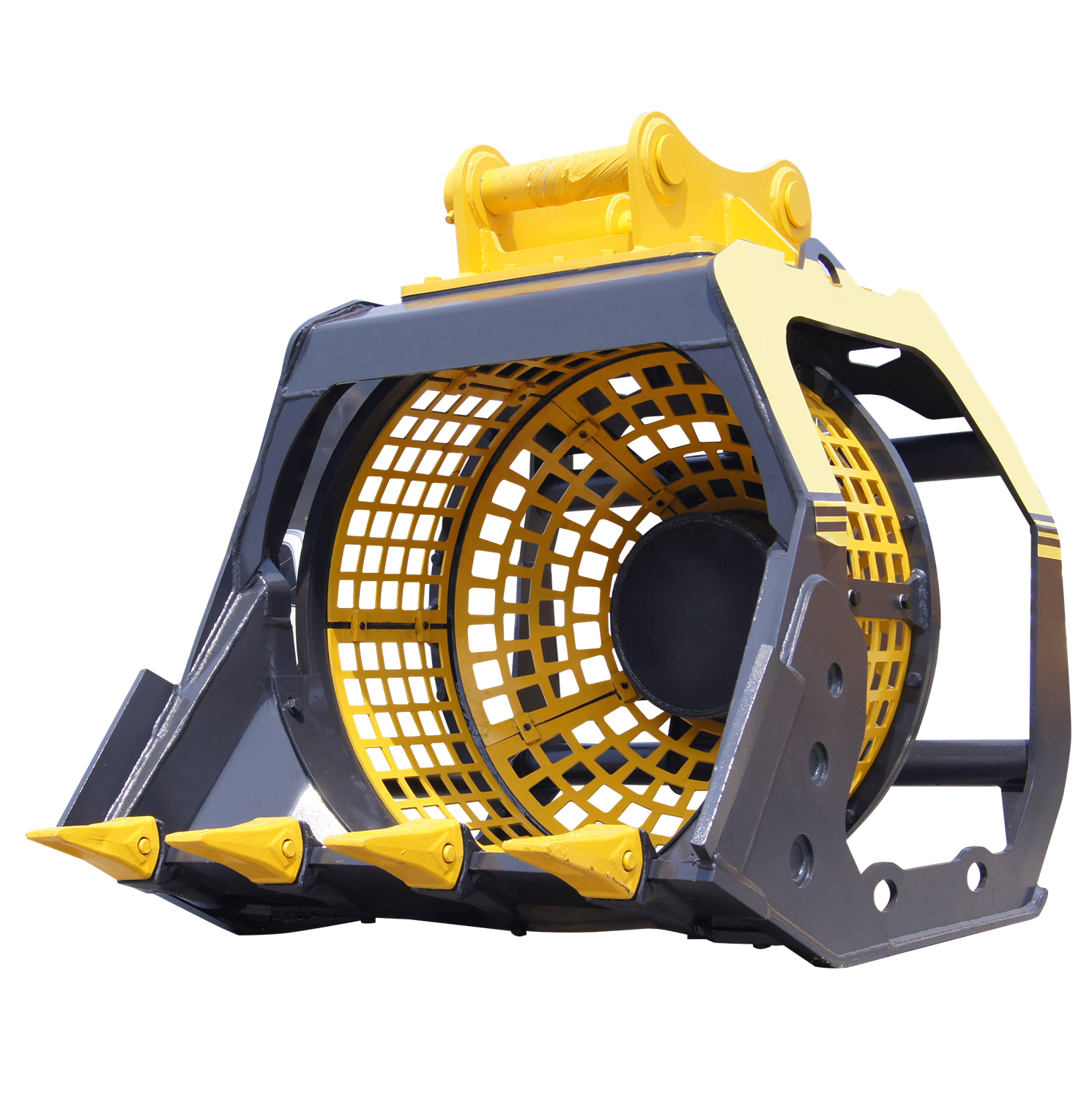 EarthQuake Rotary Screening Buckets for Excavators