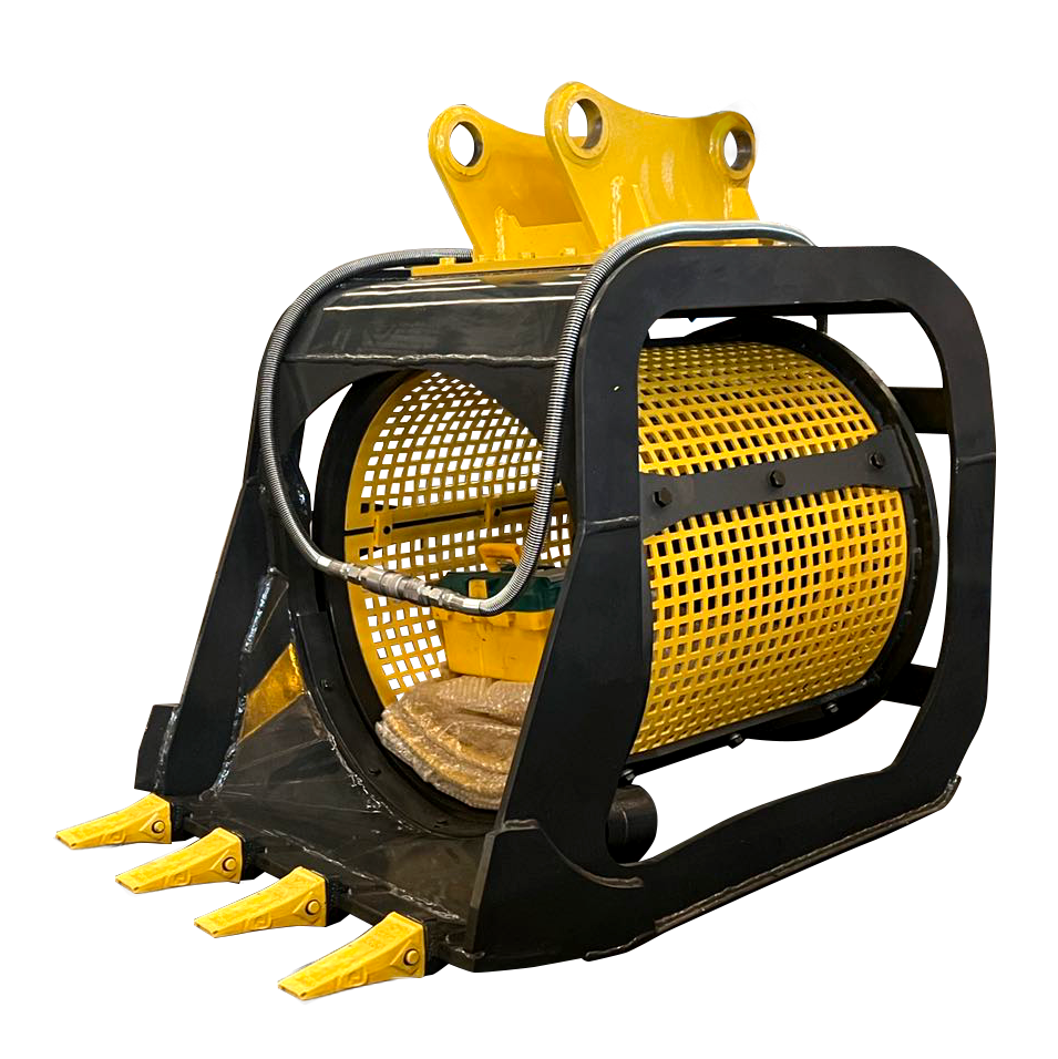 EarthQuake Rotary Screening Buckets for Excavators