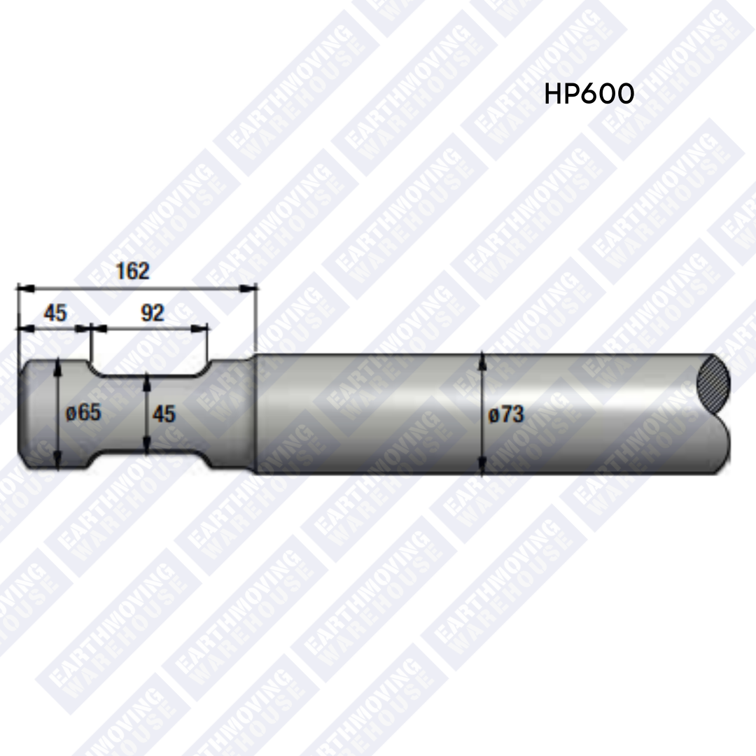 Chisel to Suit INDECO HP600 Rock Breaker