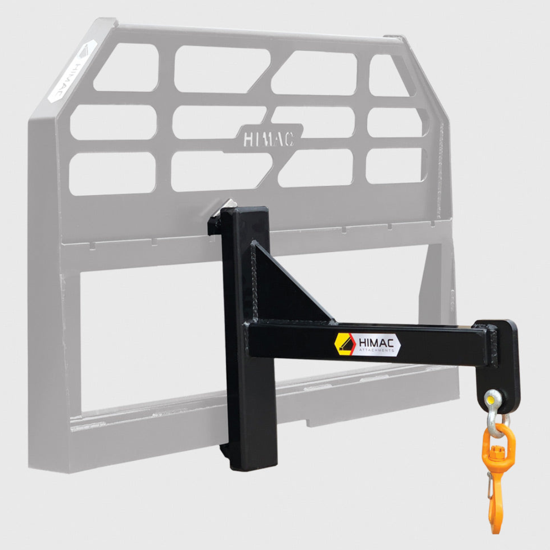 Himac Hook-On Lifting Boom for Skid Steer