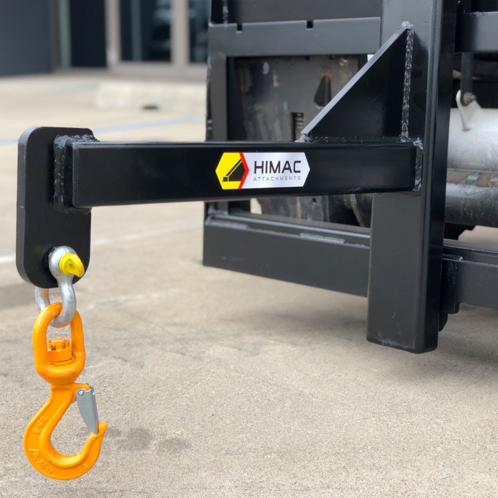 Himac Hook-On Lifting Boom for Skid Steer