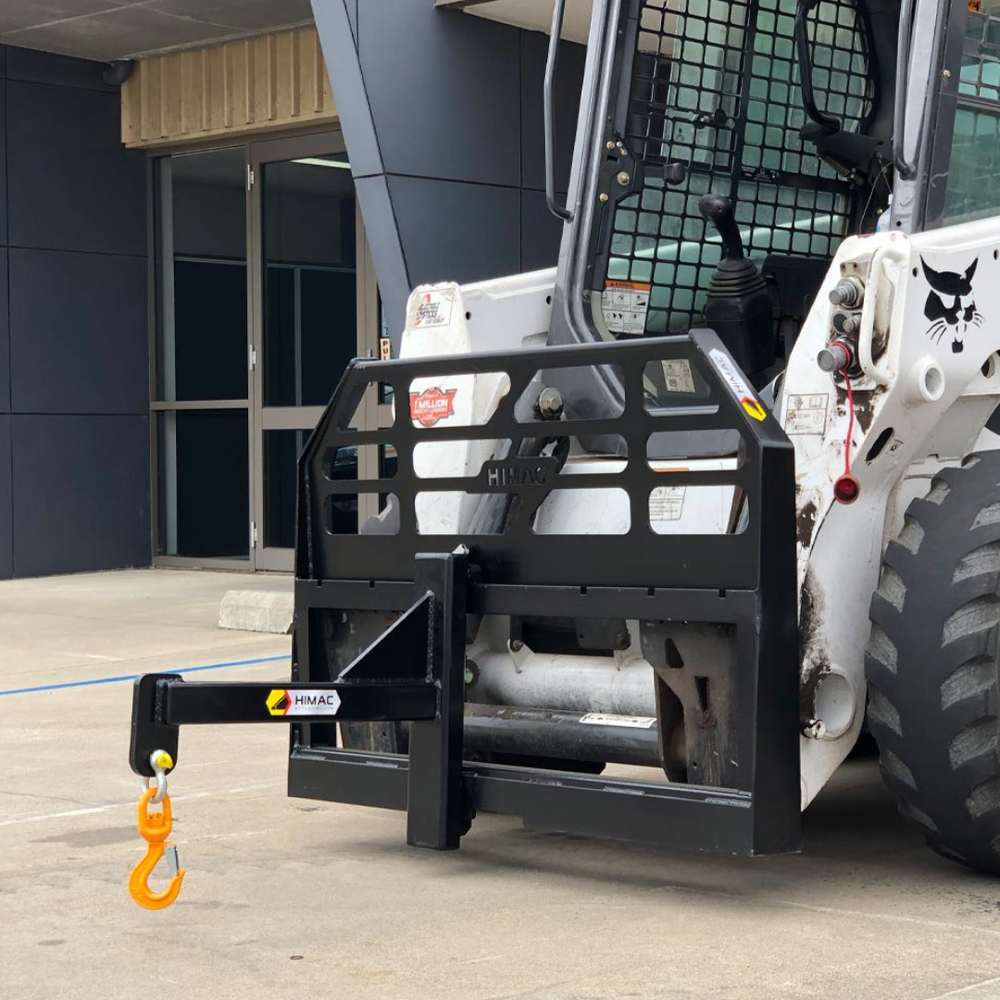 Himac Hook-On Lifting Boom for Skid Steer