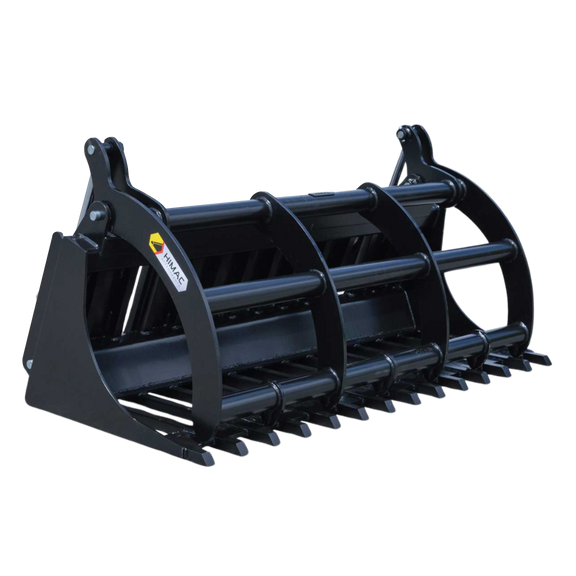 Himac Power Rake Single Grapple for Skid Steer