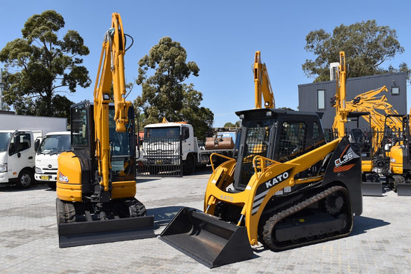 KATO HD35V5 Mini Excavator and CL35 Track Loader Combo