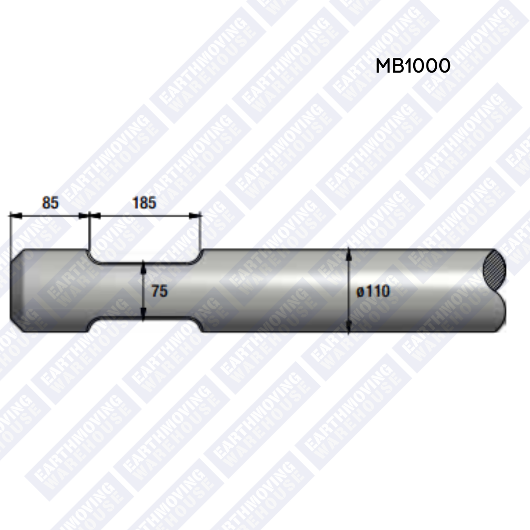 Chisel to Suit EPIROC MB1000 Rock Breaker