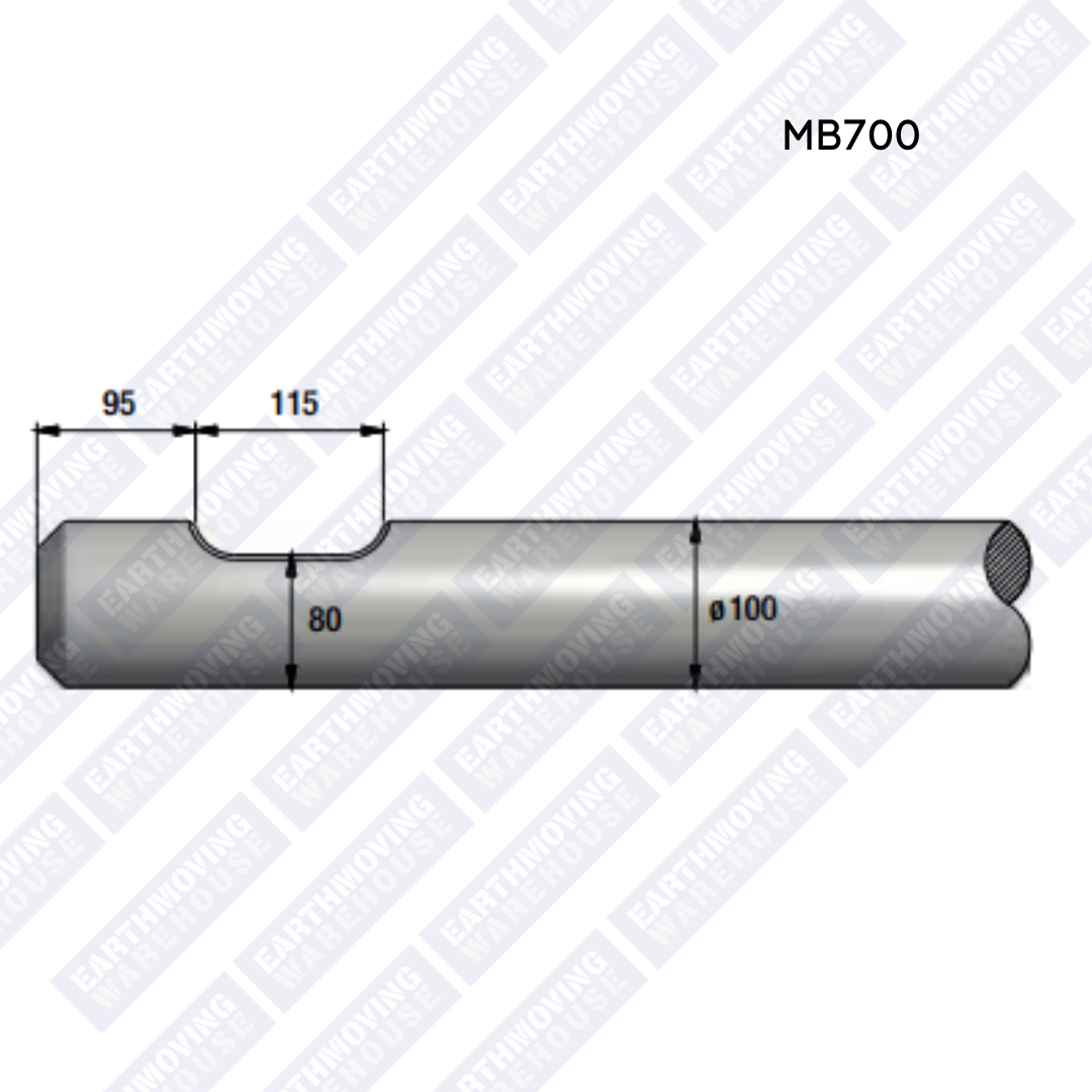 Chisel to Suit ATLAS COPCO MB700 Rock Breaker