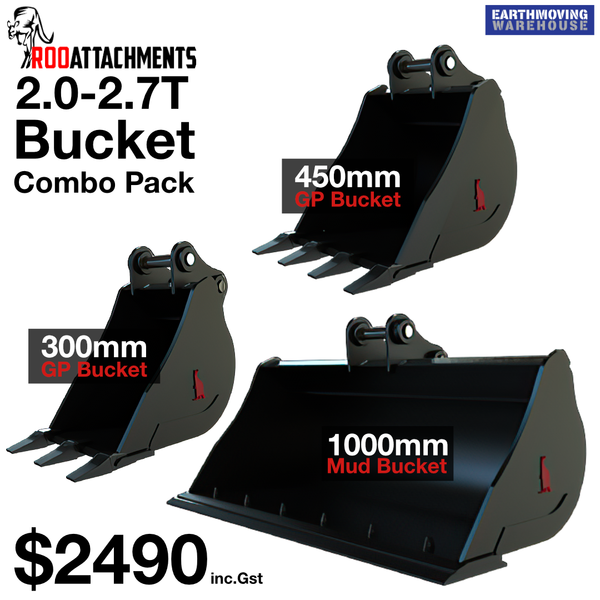 Bucket Combo Packages – Earthmoving Warehouse