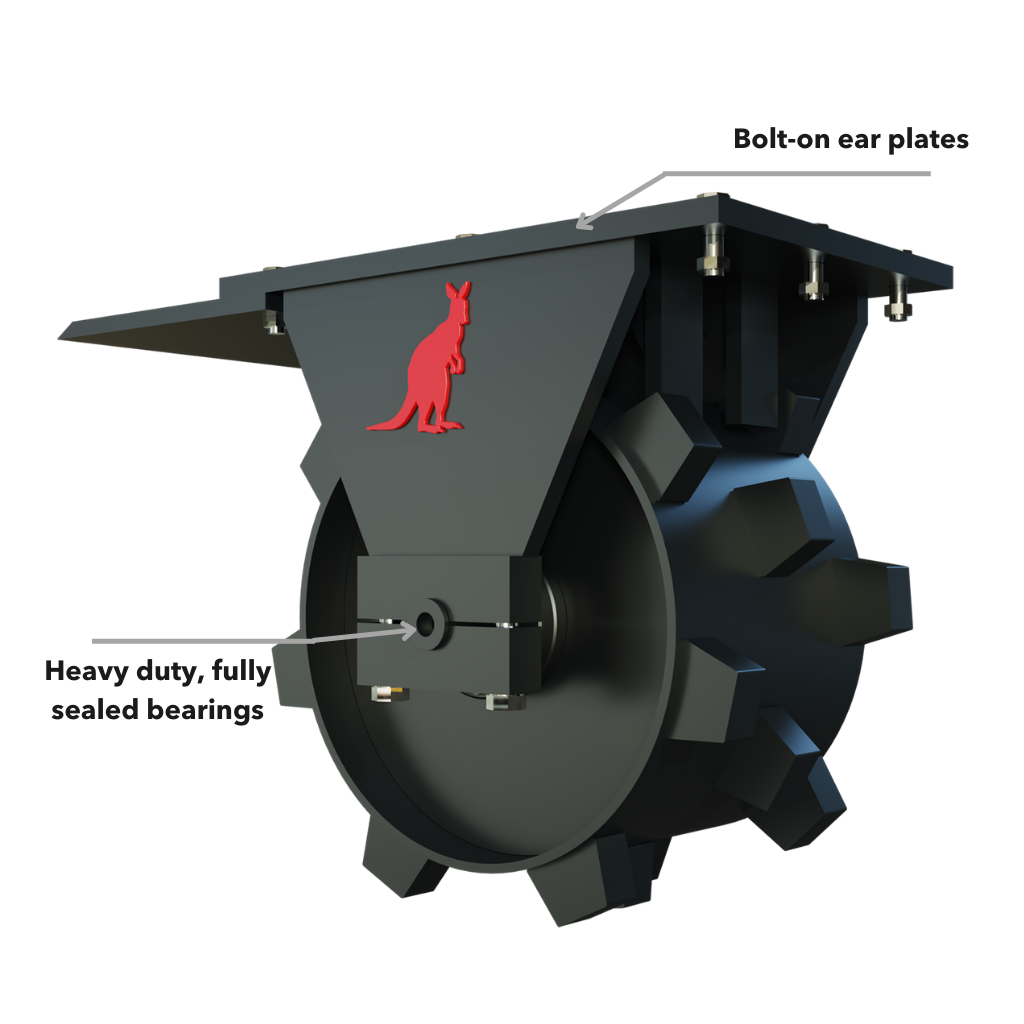 Compaction Wheel 16-17T to suit Excavators – Earthmoving Warehouse