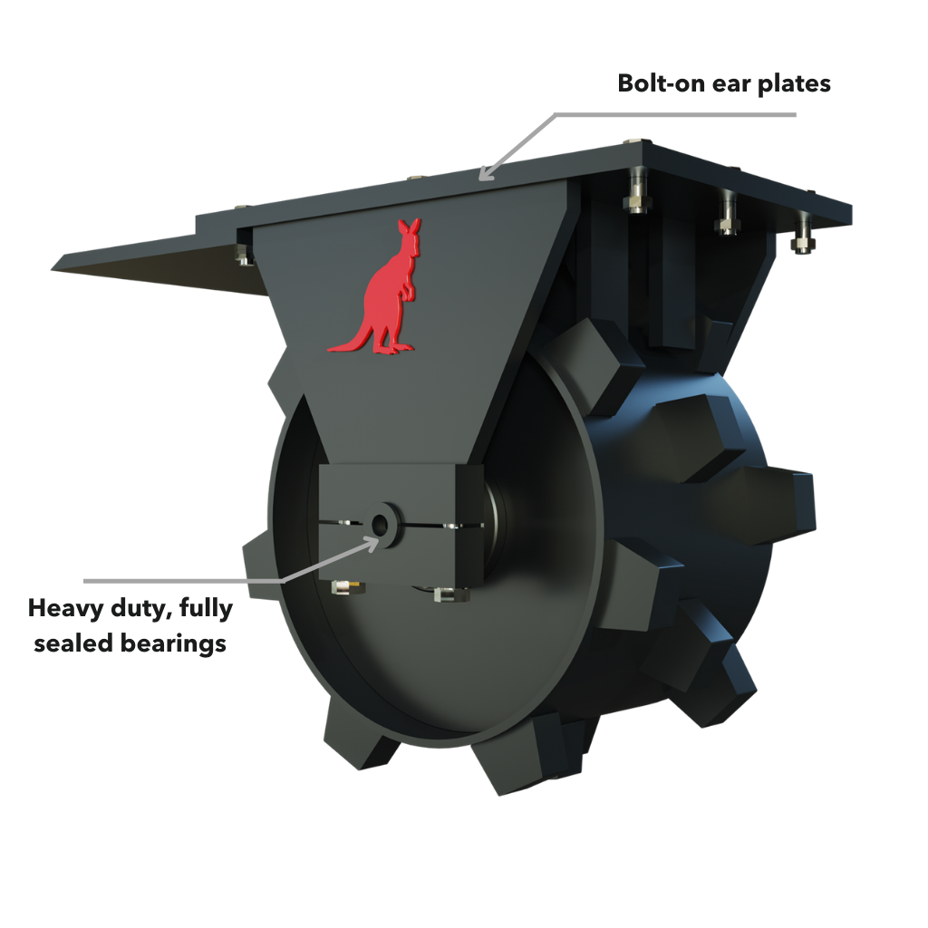 Compaction Wheel 18-23T to suit Excavators
