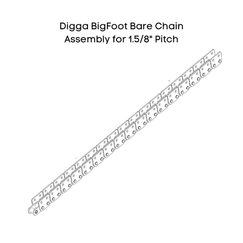 Digga BigFoot 900 DIG / 1,5/8" Pitch Chain Spare Parts – Earthmoving ...