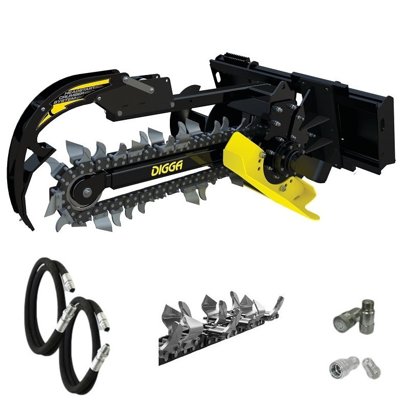 Digga Bigfoot Trencher 900mm for Skid Steer Loaders up to 75Hp