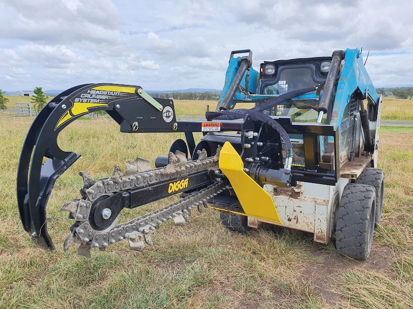 Digga Bigfoot Trencher 900mm for Skid Steer Loaders up to 75Hp