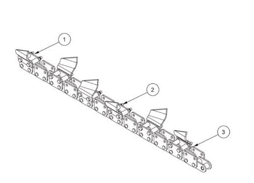 Digga BigFoot 900 DIG / 1,5/8" Pitch Chain Spare Parts