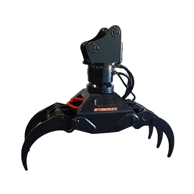Intermercato Hydraulic Grab 1 - 2T with Single Ram – Earthmoving Warehouse