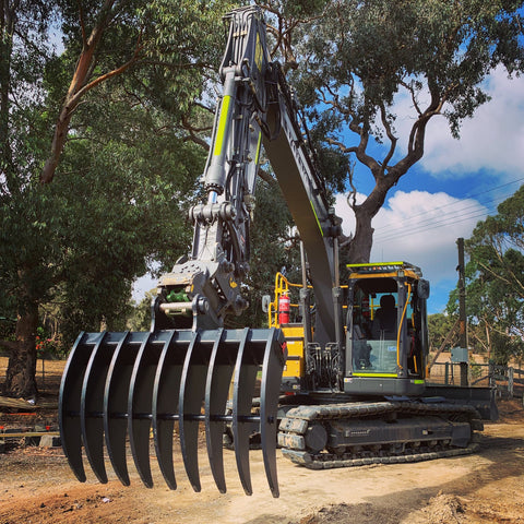 Stick Rake 10-15T to suit Excavators – Earthmoving Warehouse