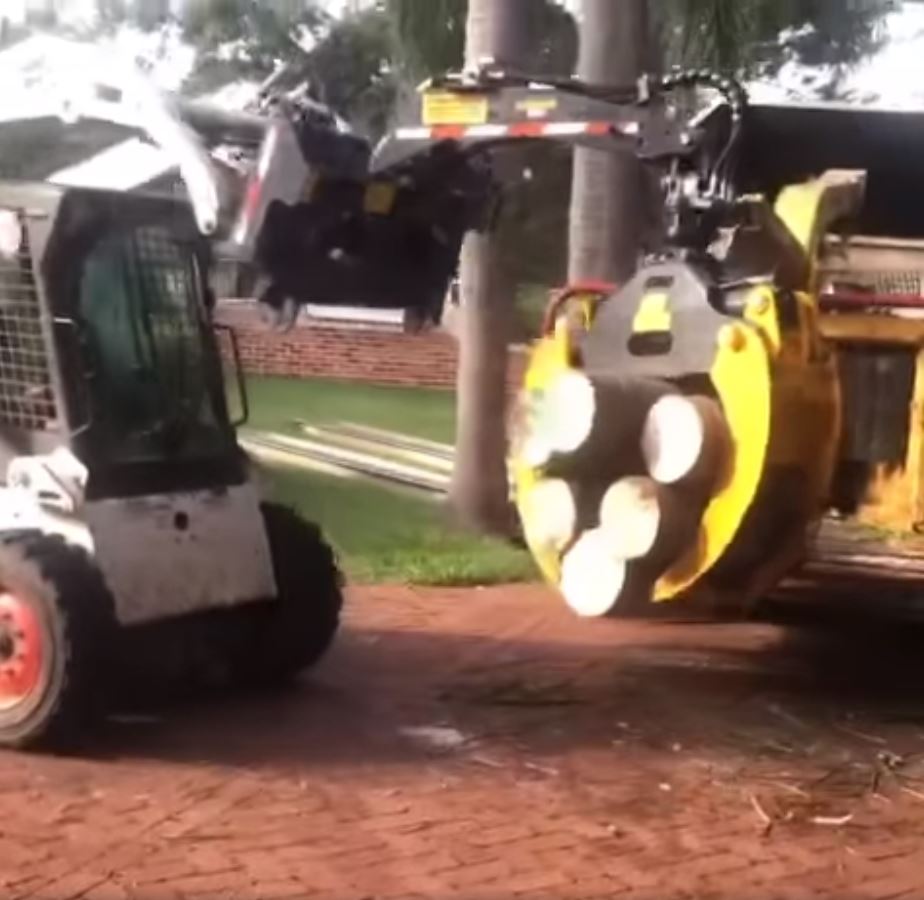 Log Skidding Grapple for Skid Steer Loaders
