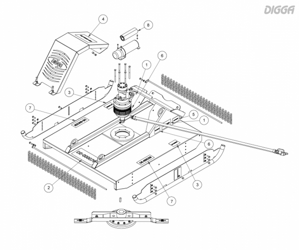 Digga Attachment Spare Parts – Earthmoving Warehouse